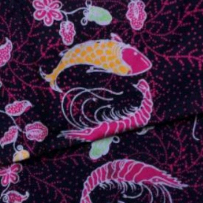 Jual KAIN BATIK MOTIF IKAN BISA PESAN SERAGAM ) | Shopee Indonesia