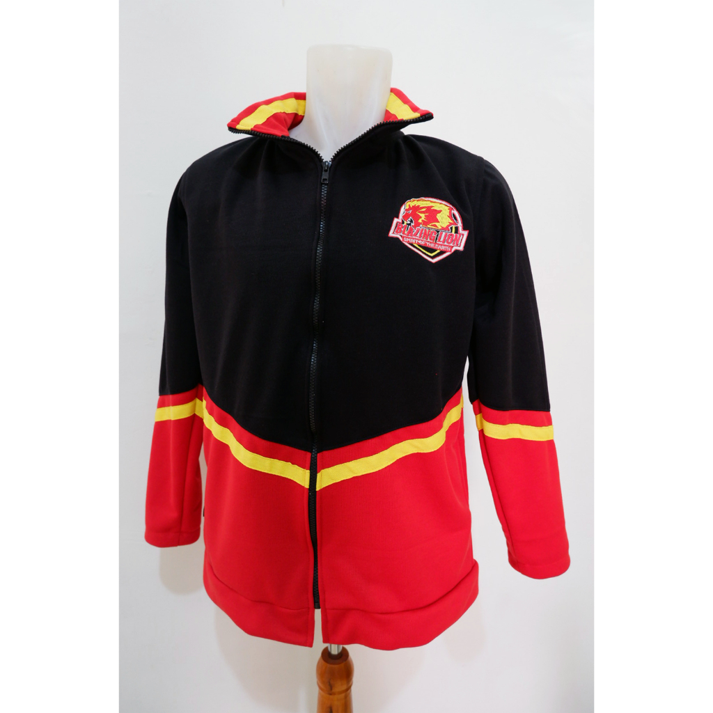 Jual Jaket Power Rangers Super Sentai Gaoranger Red Blue Bahan Halus ...