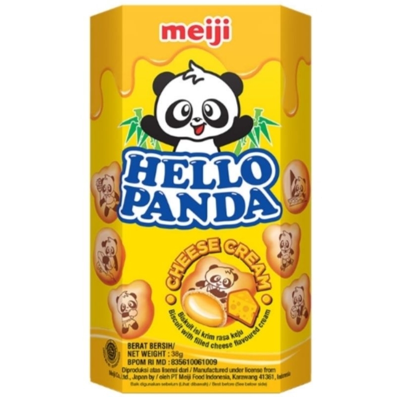 Jual Hello Panda Biskuit Cheese Cream 40g Meiji Hello Panda Biscuit ...