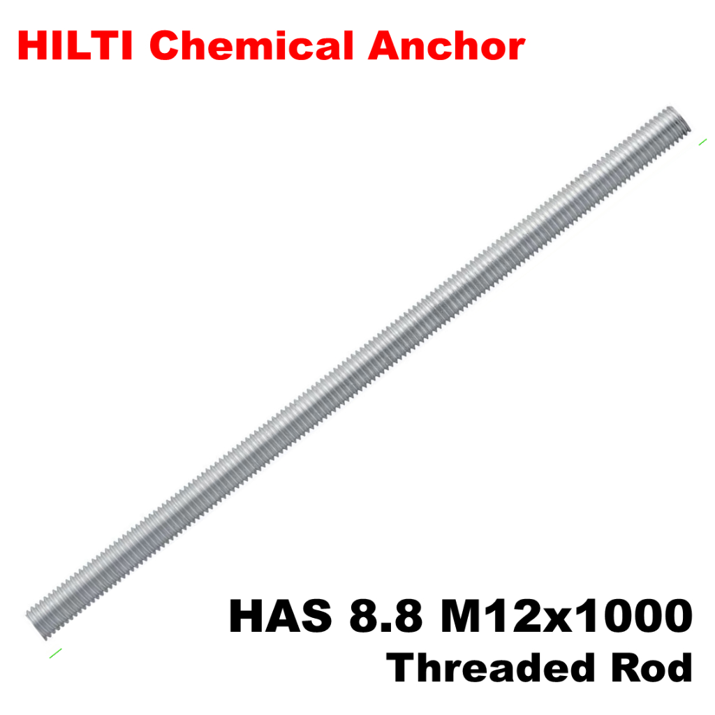 Jual HILTI HAS 8.8 M12x1000 Threaded Rod | Asdrat HILTI | Shopee Indonesia
