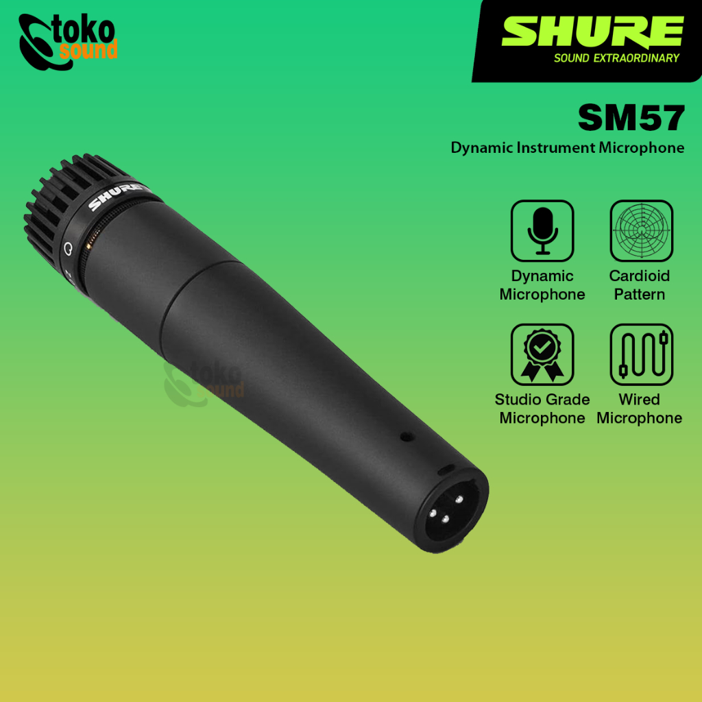 Jual Shure SM57 - Dynamic Instrument Microphone Original | Shopee Indonesia