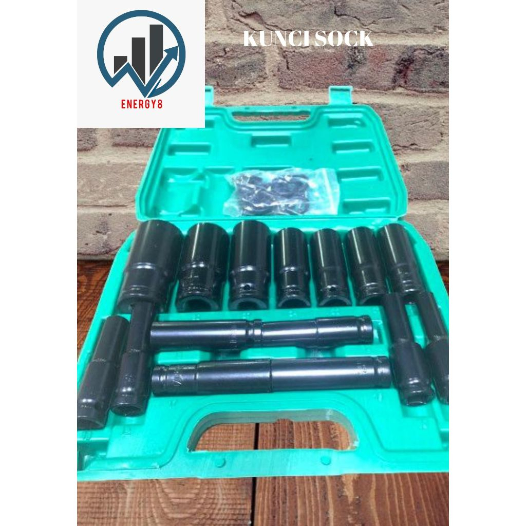 Jual Mata Socket Impact Cordless Panjang set 15 Pcs | Shopee Indonesia