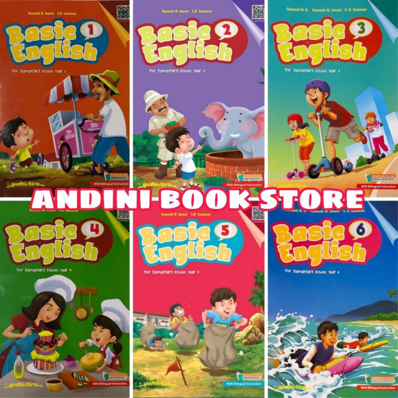 Jual BUKU BASIC ENGLISH KELAS 1 2 3 4 5 6 SD/MI YUDHISTIRA KURIKULUM ...
