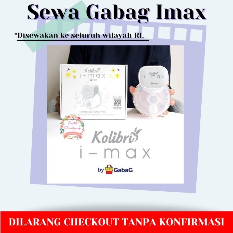 Jual Sewa Gabag Kolibri Imax I-max Pompa Asi / Rental Breast Pump ...