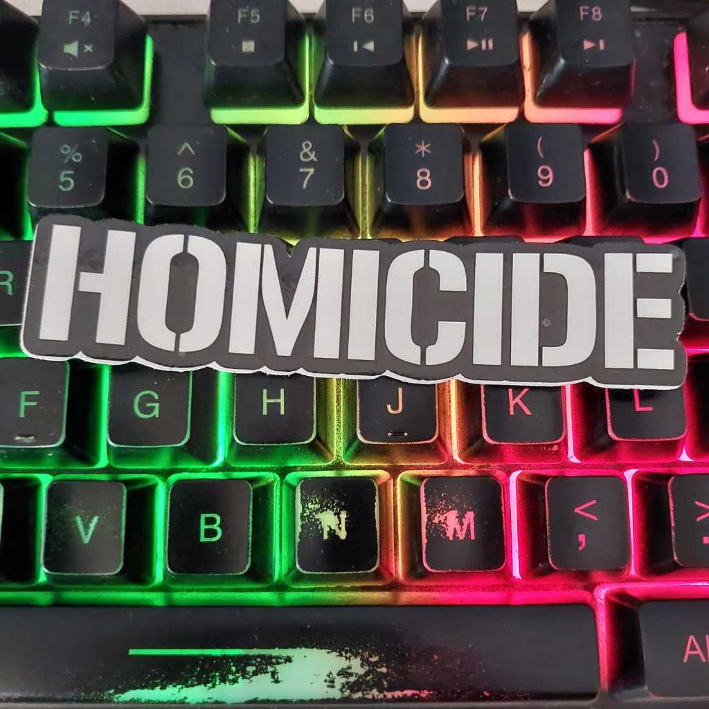 Jual STIKER BAND HOMICIDE - VINYL ANTI AIR Stiker Helm / Laptop ...