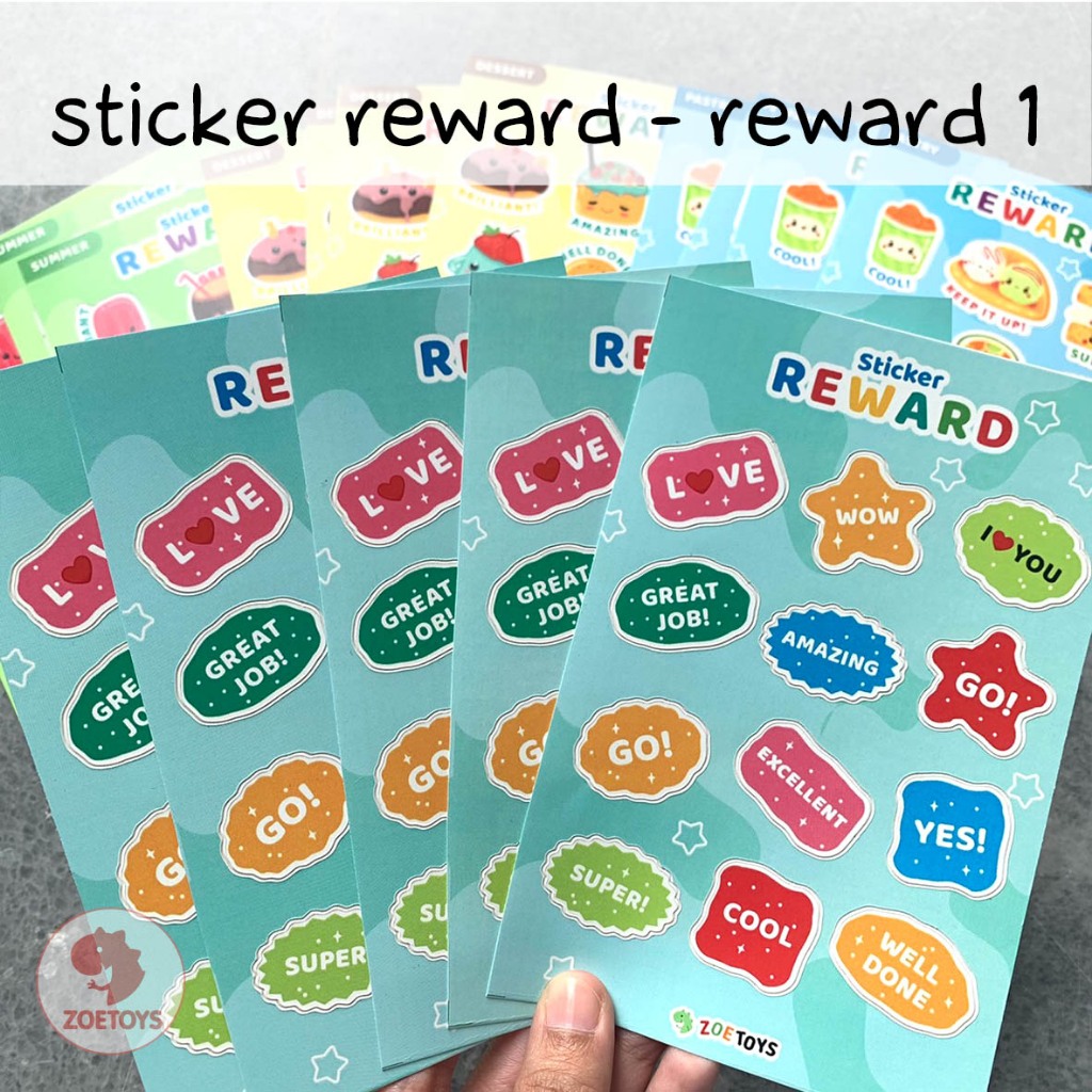 Jual Zoetoys Sticker Rewards Label Dot 15 mm | Sticker Bulat Tahan ...