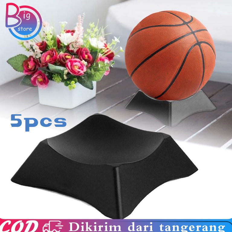 Jual KODE I98E 5pcs Rak Bola Basket Rak Bola Sepak Stand Holder Bola ...