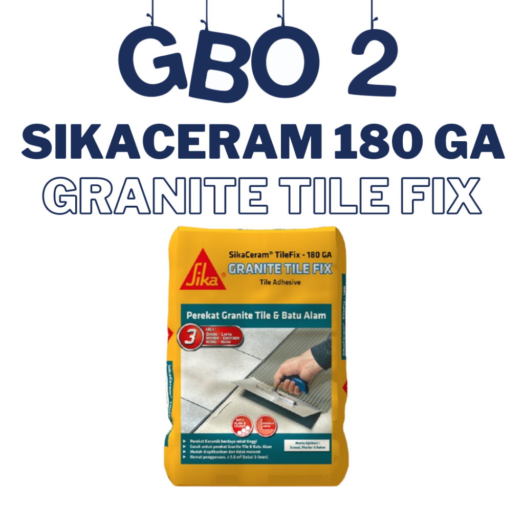 Jual Sika Ceram Tile Fix 180GA Perekat Granite (HARGA 5 KG) | Shopee ...