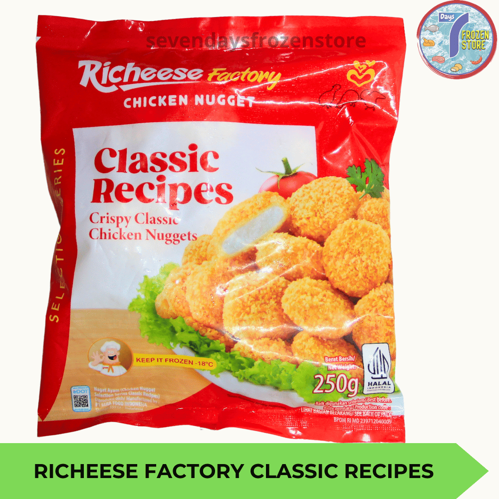Jual Richeese Factory Classic Recipes | Chicken Nugget Premium 250 Gr ...