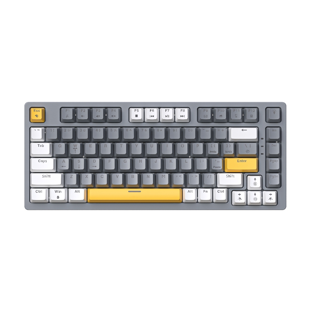 Jual ZIFRIEND T82 Mechanical Gaming Keyboard Red Switch Pluggable 80% Layout Wired RGB Light ...