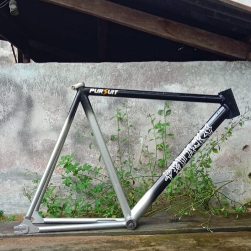 Jual frame fixie pursuit custom size kecil, frame custom pursuit, fixie ...