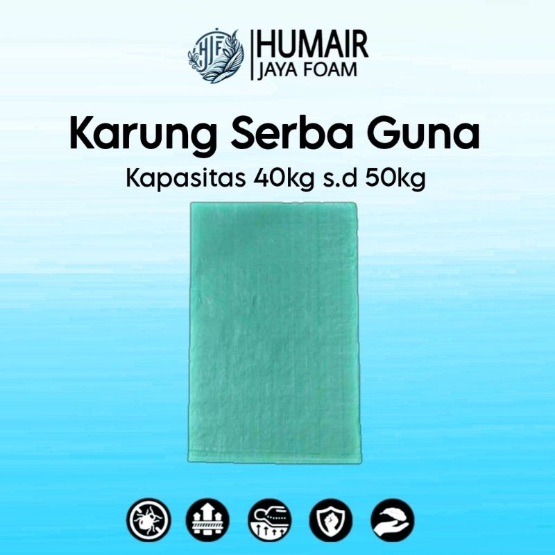 Jual HJF KARUNG || KARUNG SERBAGUNA Ukuran 90cm x 55cm || Karung 50kg || karung kapasitas 40kg s ...