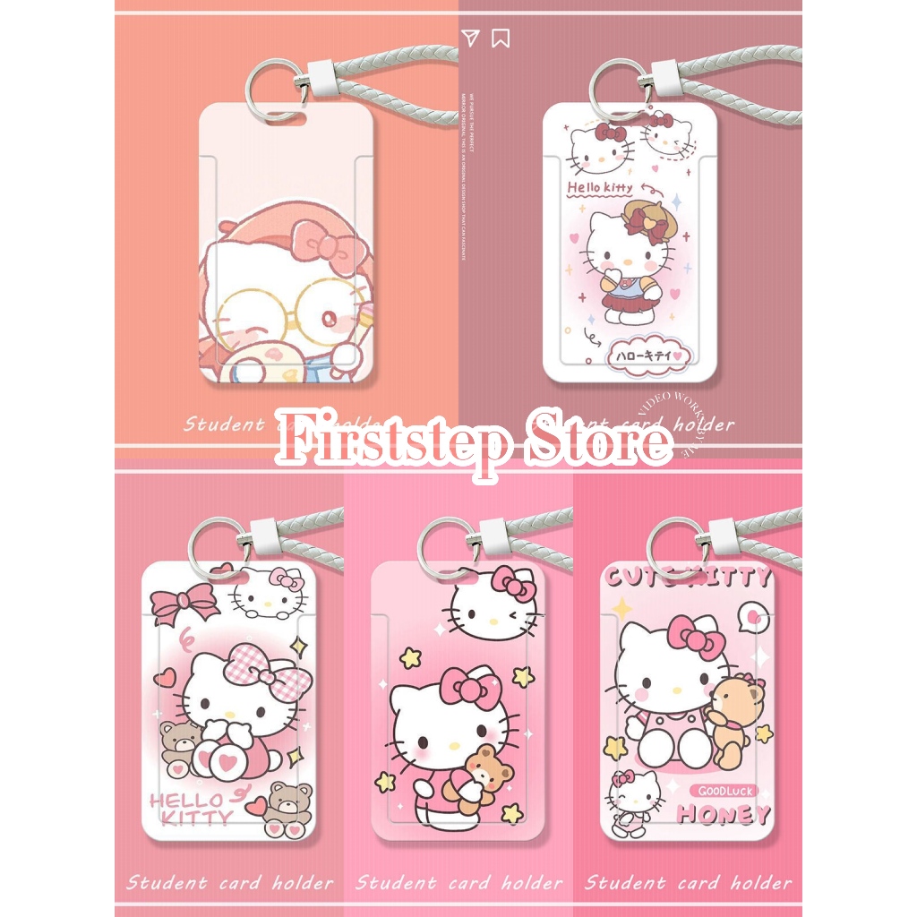 Jual FIRSTSTEP - Hello Kitty ID Card Holder / Name Tag / Gantungan ...
