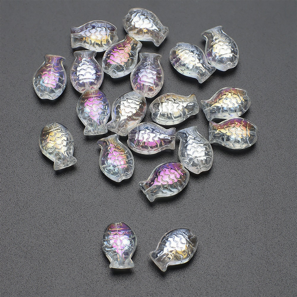 Jual 5 Pcs Manik-manik Kaca Genuine Glass Beads - IKAN MAS TYPE B ...