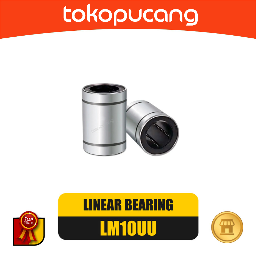 Jual LM10UU LM10 UU LM 10UU LM 10 UU 10x19x29 CNC Linear Bearing KG26 ...