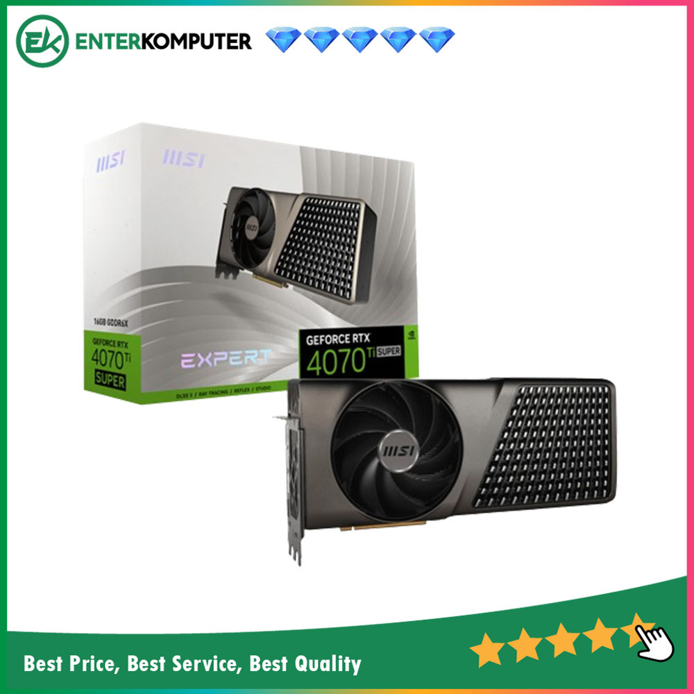 Jual MSI GeForce RTX 4070 Ti SUPER 16GB GDDR6X - Expert | Shopee Indonesia