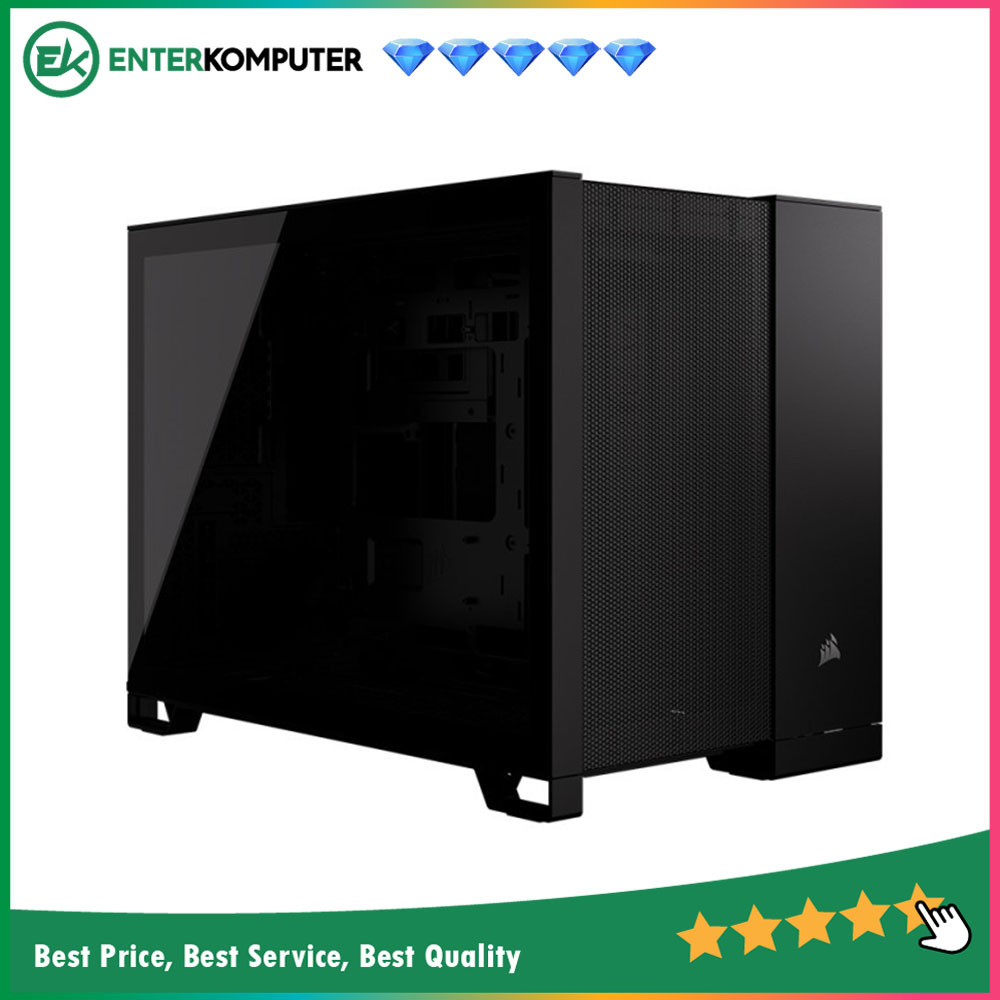 Jual Corsair 2500D AIRFLOW Mid-Tower Dual Chamber Gaming Case - Black ...