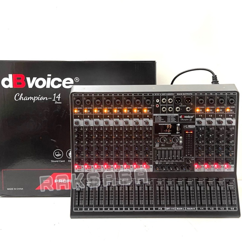 Jual Mixer dB Voice Champion 14 Original 14 Channel dbvoice Champion14 ...