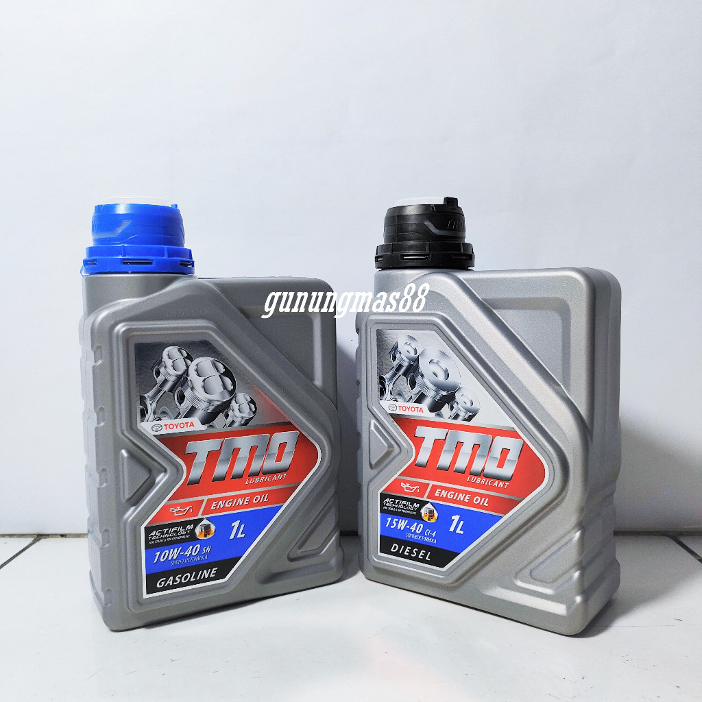 Jual Oli Mesin TMO Toyota Motor Oil Diesel SAE 15W-40 - Bensin SAE 10W ...