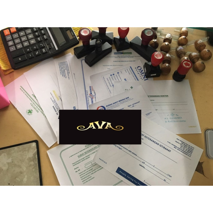 Jual ASL1 Srt Skt LIBUR IJIN IZIN STAMP STEMPEL BASAH AMPLOP TTD ...