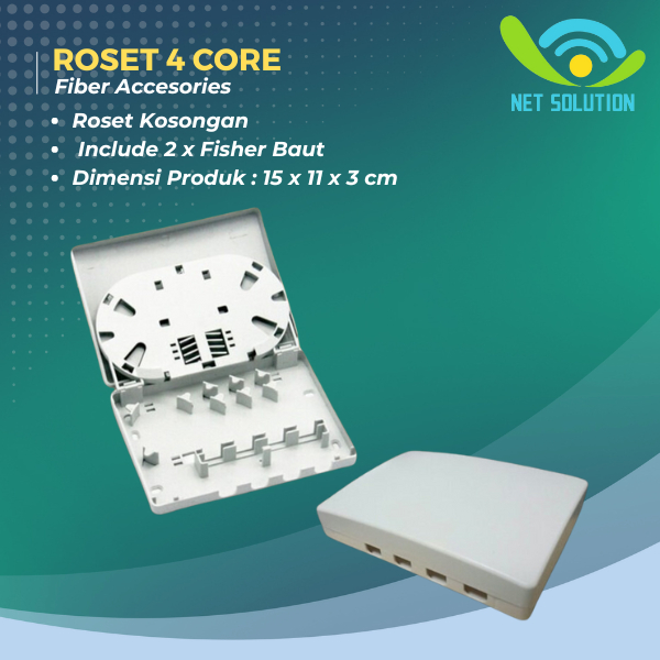 Jual Roset Fiber Optic 4 Core kosongan|Roset FO 4 Core | Shopee Indonesia