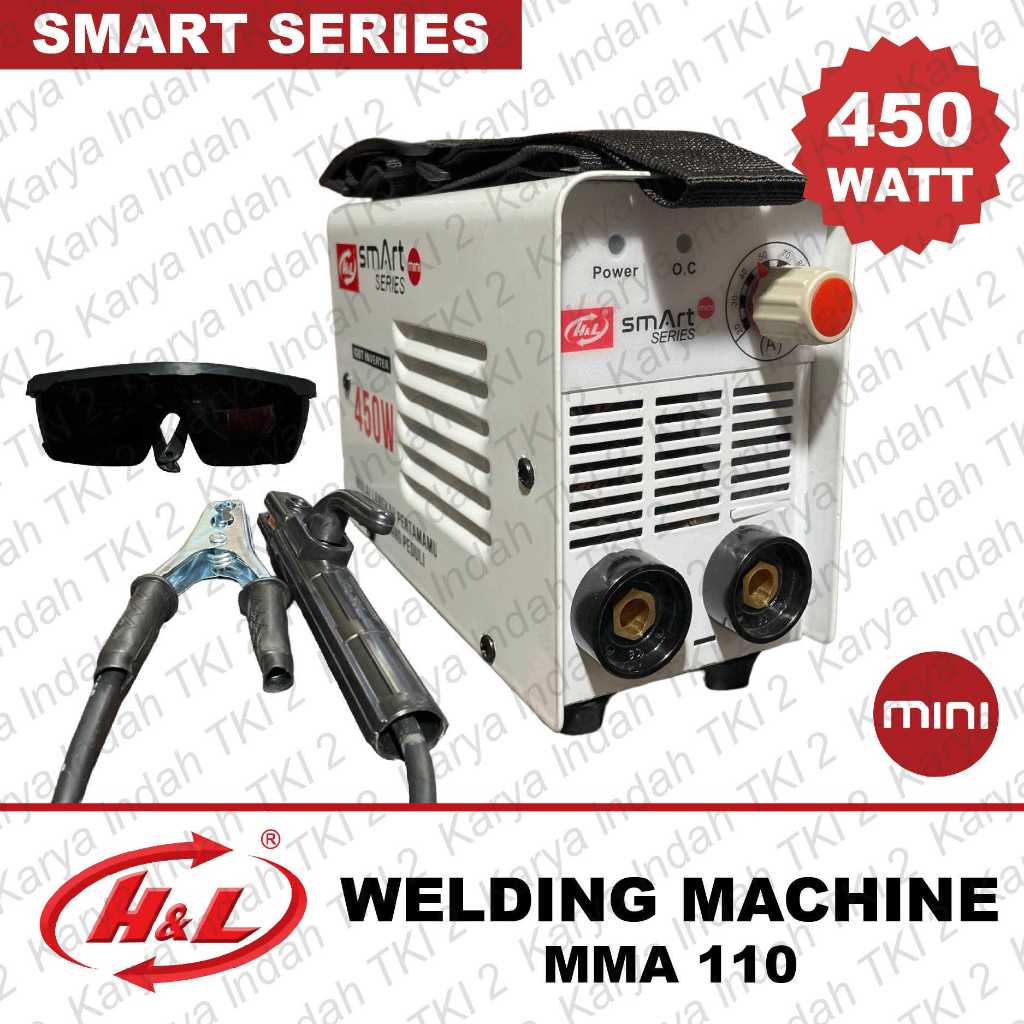 Jual Mesin Las Mini 450 Watt H&L MMA 110 Welding Machine IGBT Inverter ...