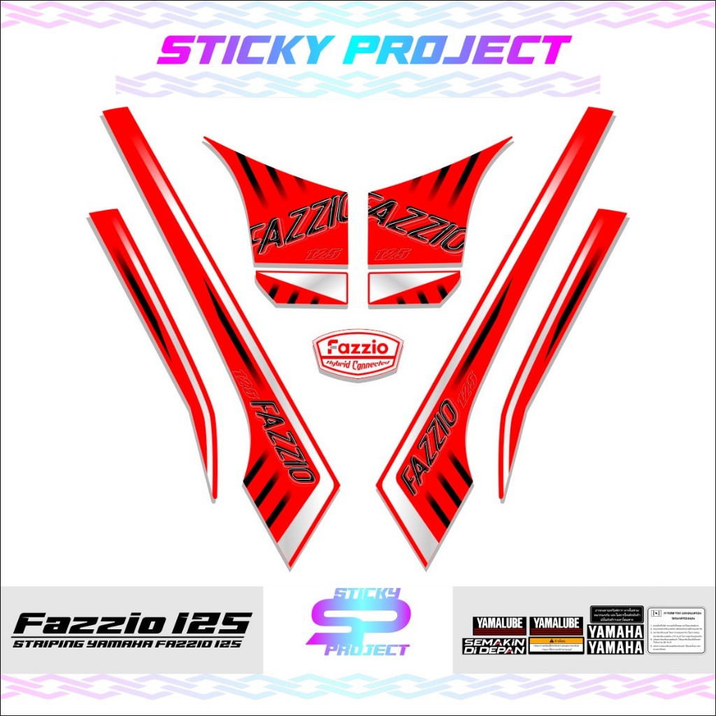 Jual STRIPING FAZZIO / STICKER FAZZIO / MOTIF 11 / FAZIO / FAZZIO ...