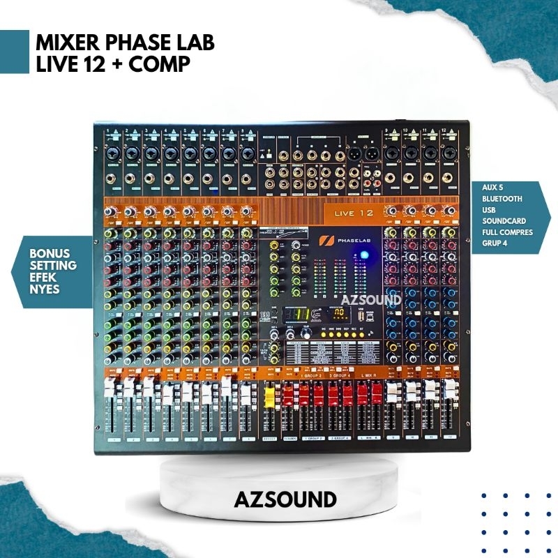 Jual Mixer Phaselab Live 12 + Compresor Premium Original ( Bonus ...