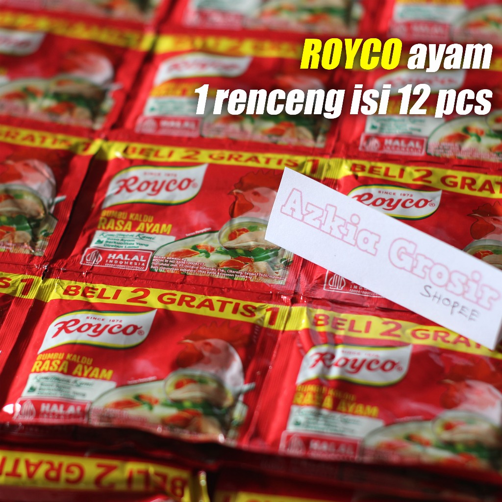 Jual Royco Ayam Renceng isi 12 Pcs Roico | Shopee Indonesia