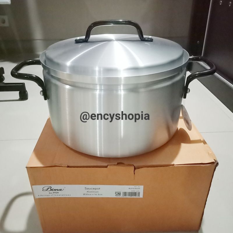 Jual PANCI BIMA Saucepot 30cm Aluminium Bima Lux | Shopee Indonesia