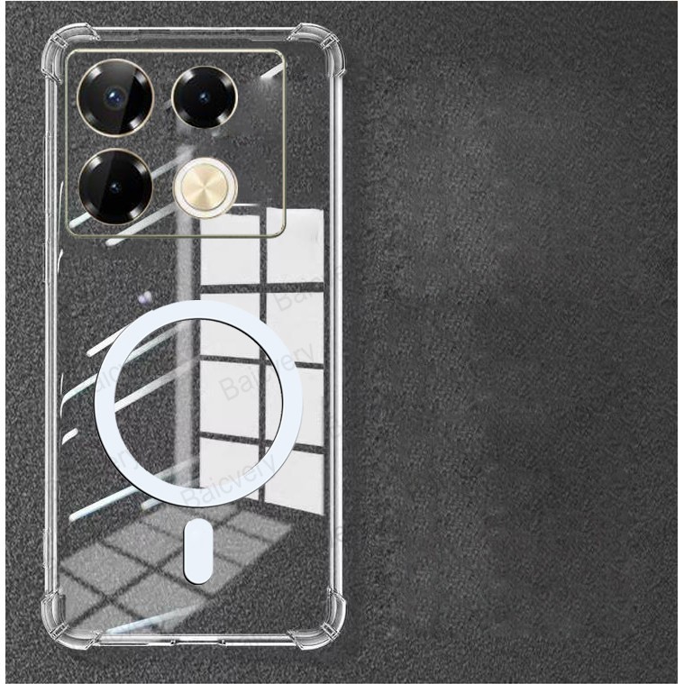 Jual Case Infinix Note 40 / 40 Pro PLUS MAGSAFE Casing Bening TPU ...