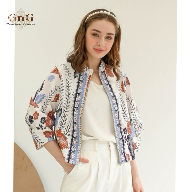 Jual Outer Batik 135 ARA/ Jaket Batik Wanita/ Luaran Batik | Shopee ...