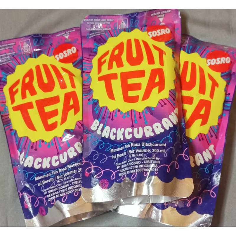 Jual Fruit tea blackcurrant pouch 200ml | Shopee Indonesia