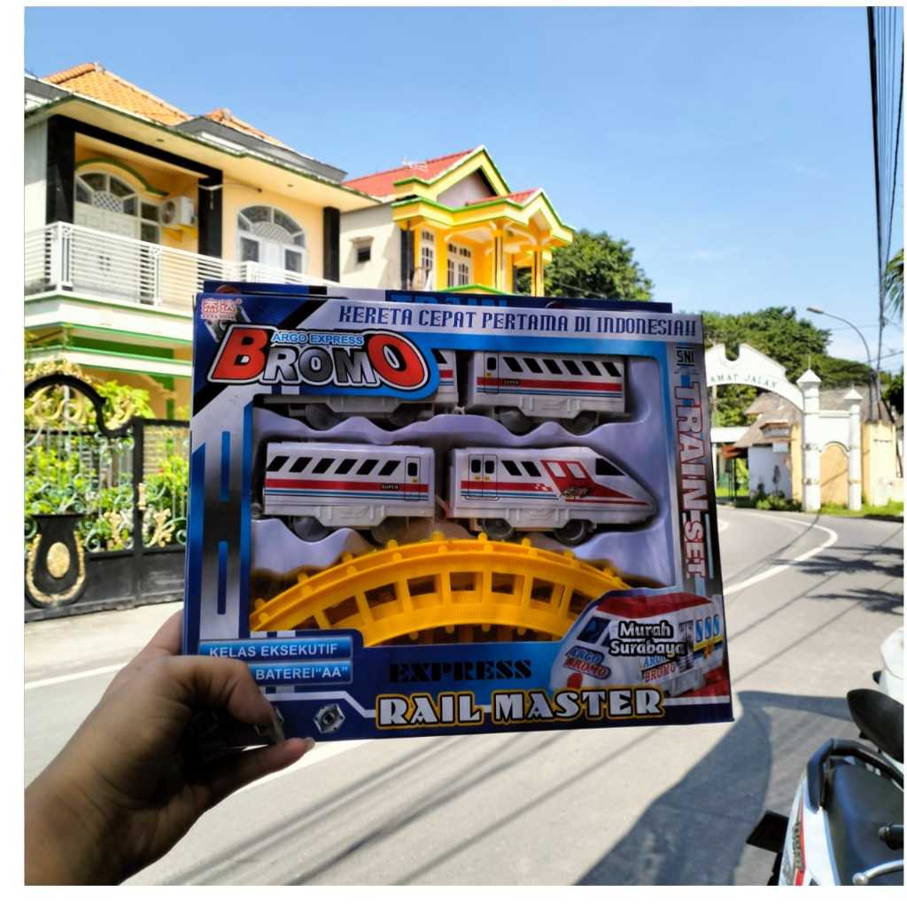 Jual Mainan Anak Kereta Api Bromo Argo Express Rail Master 603A | Mainan Terbaru Train Set Pakai ...