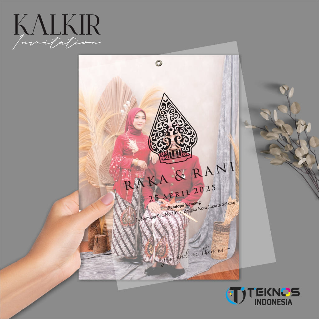 Jual UNDANGAN PERNIKAHAN KALKIR INVITATION FULL COLOUR - UNDANGAN PERNIKAHAN CUSTOM MEWAH ...