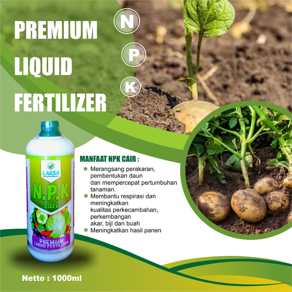 Jual Pupuk NPK cair PLUS NUTRISI TANAMAN ( Harga bisa berubah saat Promo) | Shopee Indonesia