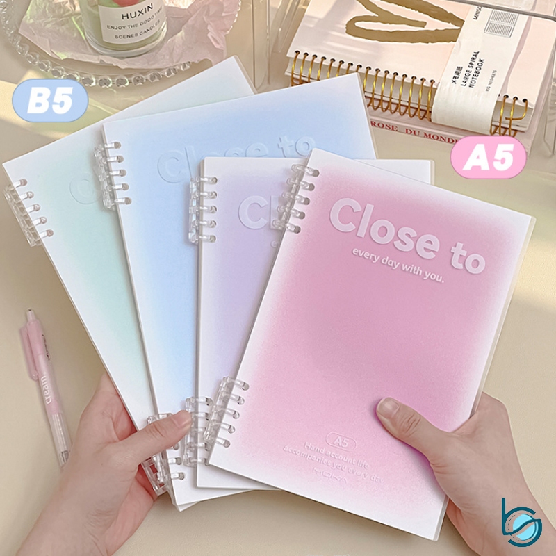 Jual Buku Tulis Binder 360 Derajat/Notebook A5 B5 Aesthetic Korea Loose ...