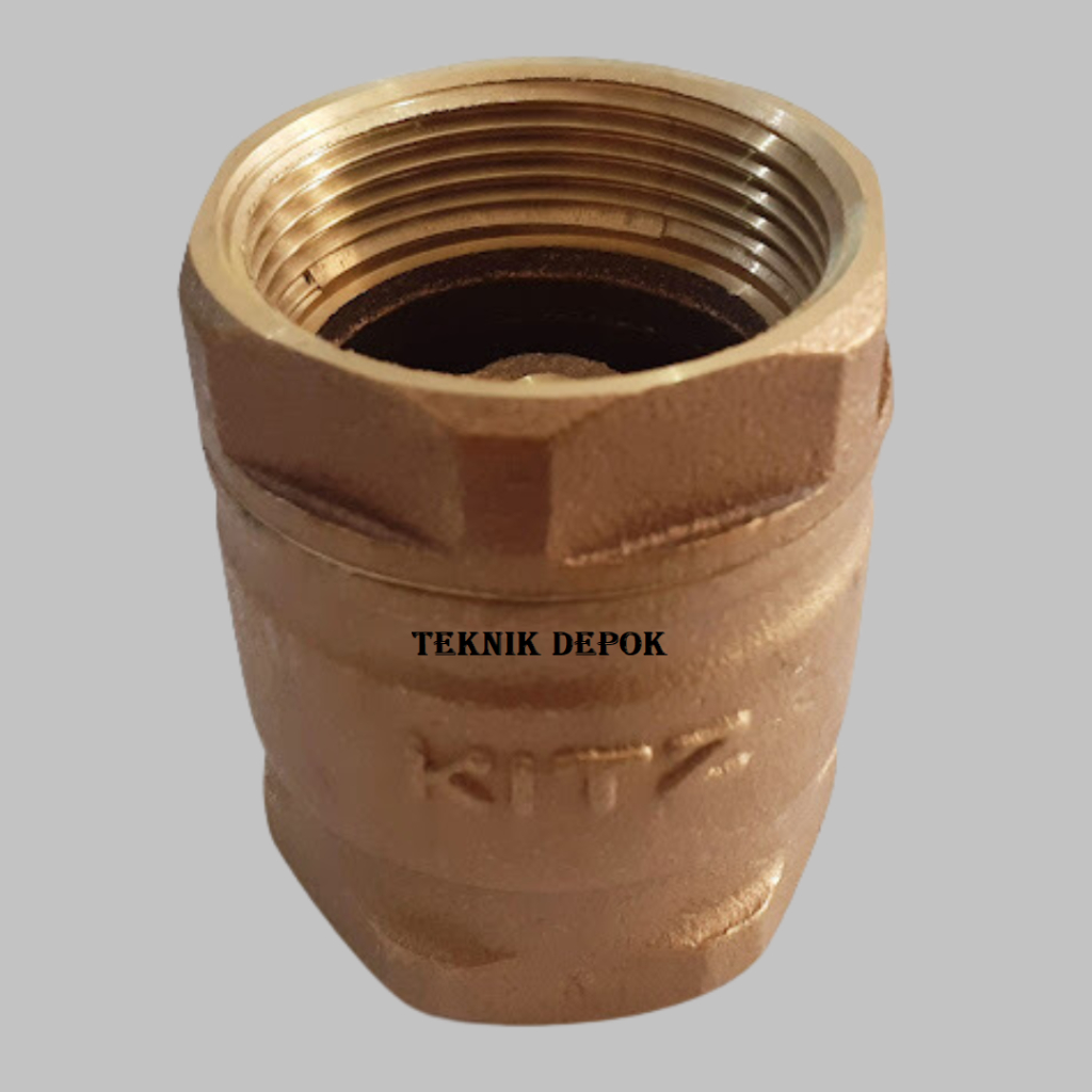 Jual Foot Valve Kuningan 2 inch KITZ ORIGINAL ASLI 2 Tusen Klep Brass ...