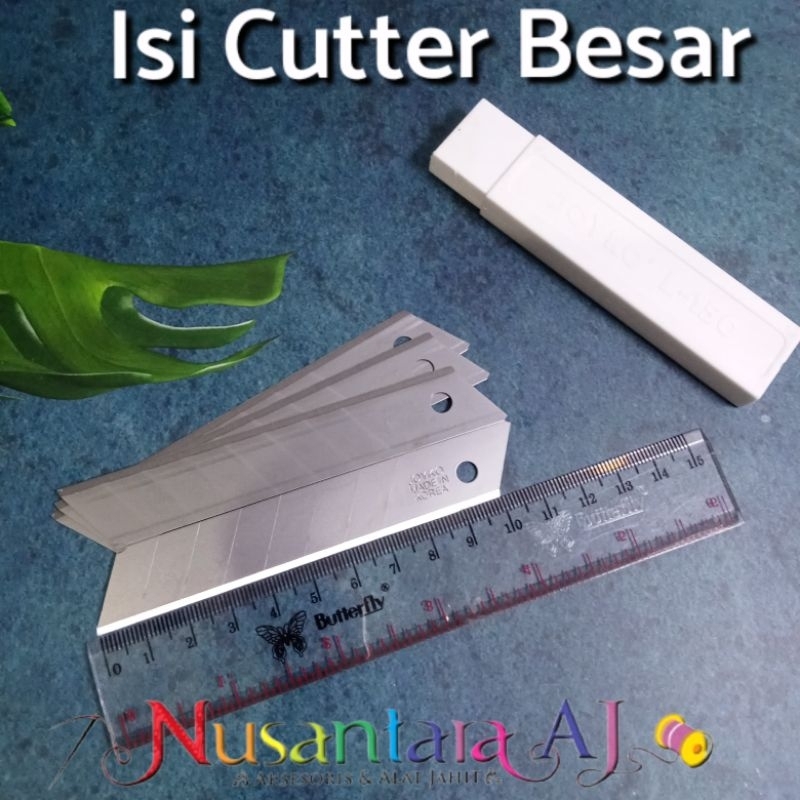 Jual Isi cutter / Refill cutter / Pisau cutter per pcs | Shopee Indonesia