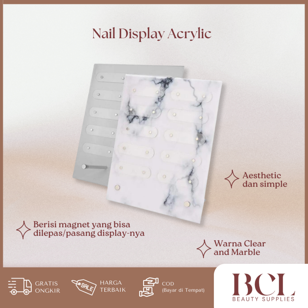 Jual Nail art acrylic display plate nail piece work display props model ...