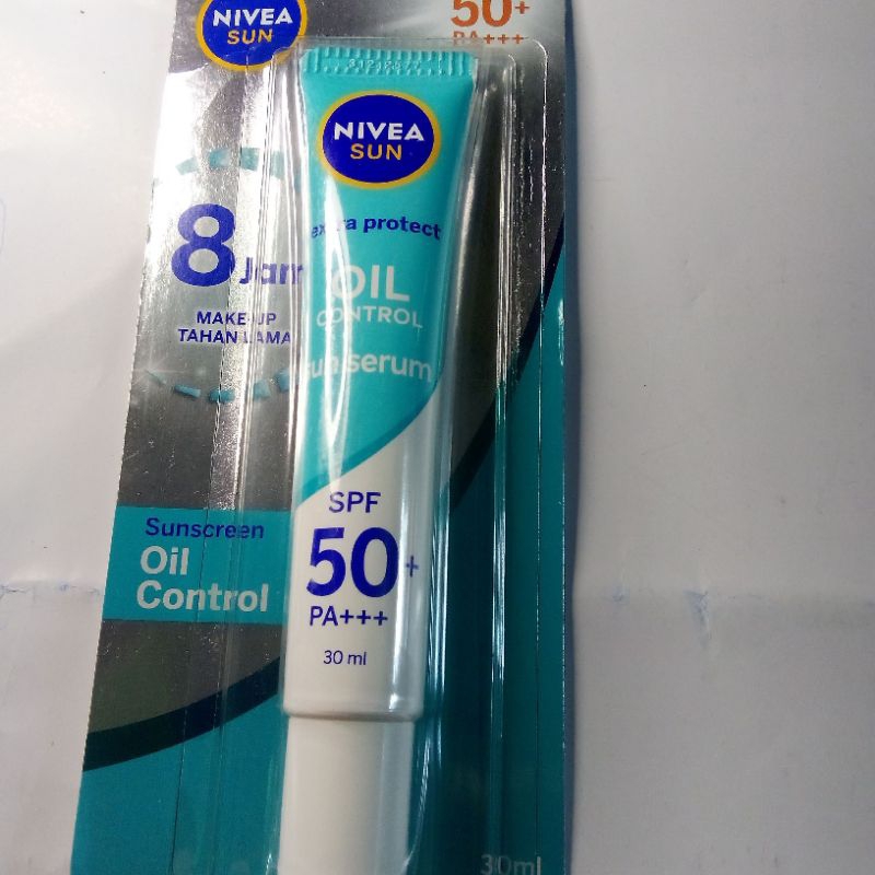 Jual Nivea Extra Protect Oil Control Sun Serum SPF 50+ PA+++ 30ml ...