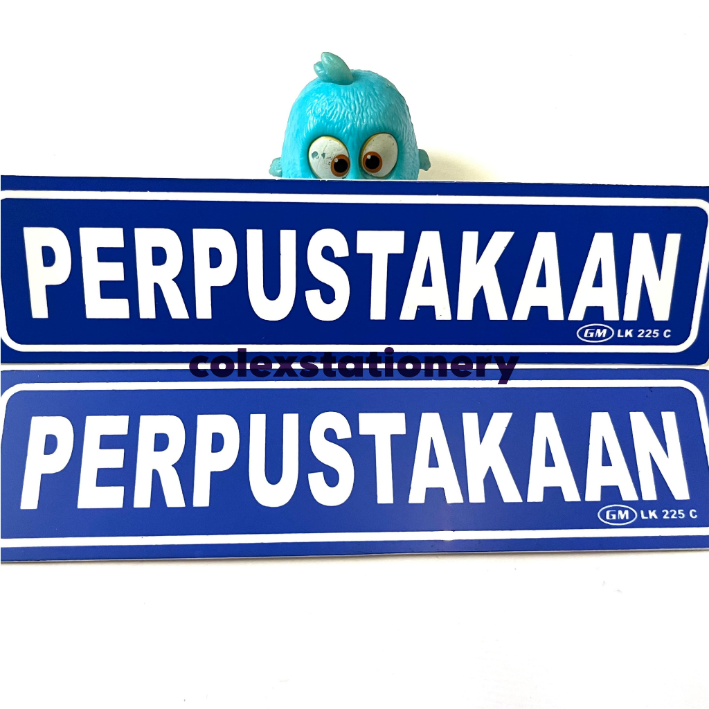 Jual Sticker Label / Sticker Label Bahan Acrylic Warna Perpustakaan ...