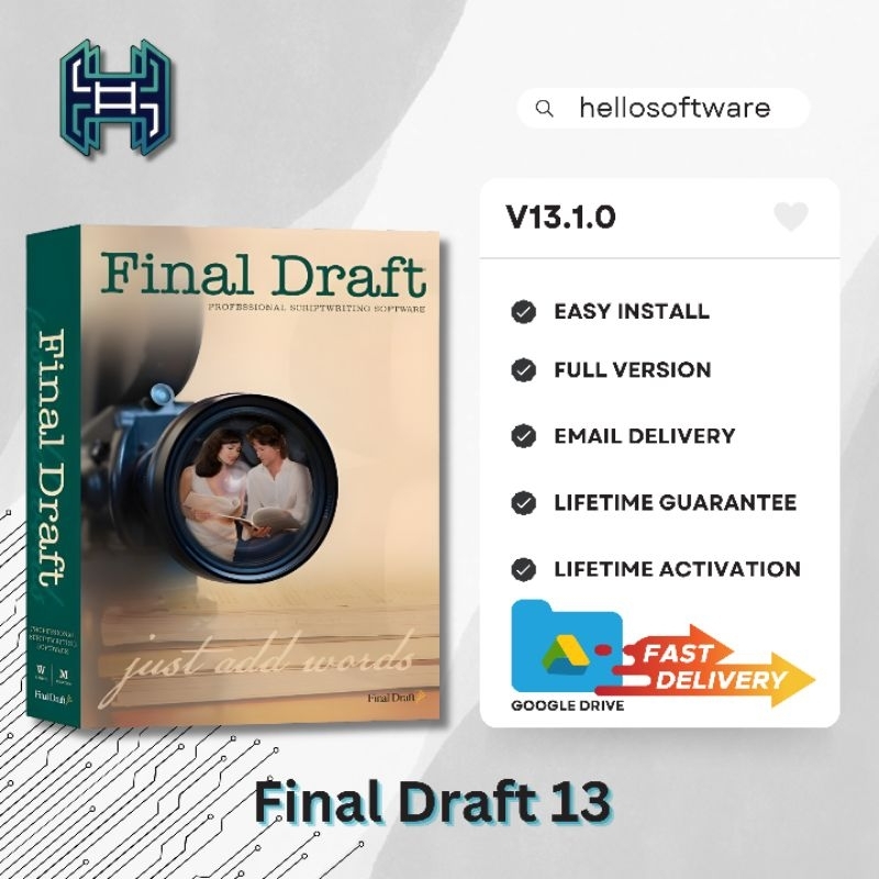 Jual (WIN/MAC) Final Draft 13.1.0 Full Version (Versi Terbaru) | Shopee ...