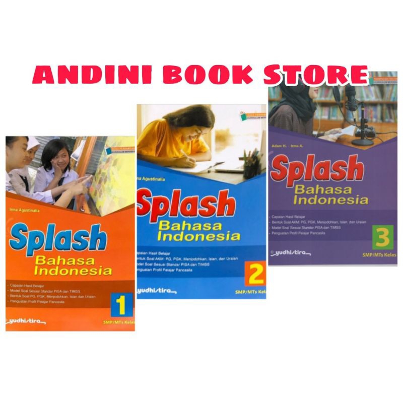 Jual BUKU SPLASH BAHASA INDONESIA KELAS 7 8 9 SMP/MTs KURIKULUM MERDEKA | Shopee Indonesia