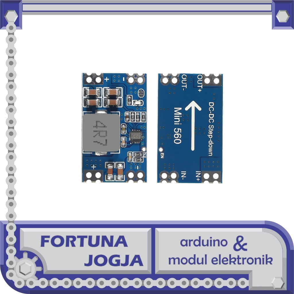 Jual Mini 560 DC-DC Stepdown Buck Converter 5A 3.3V 5V 9V 12V | Shopee ...