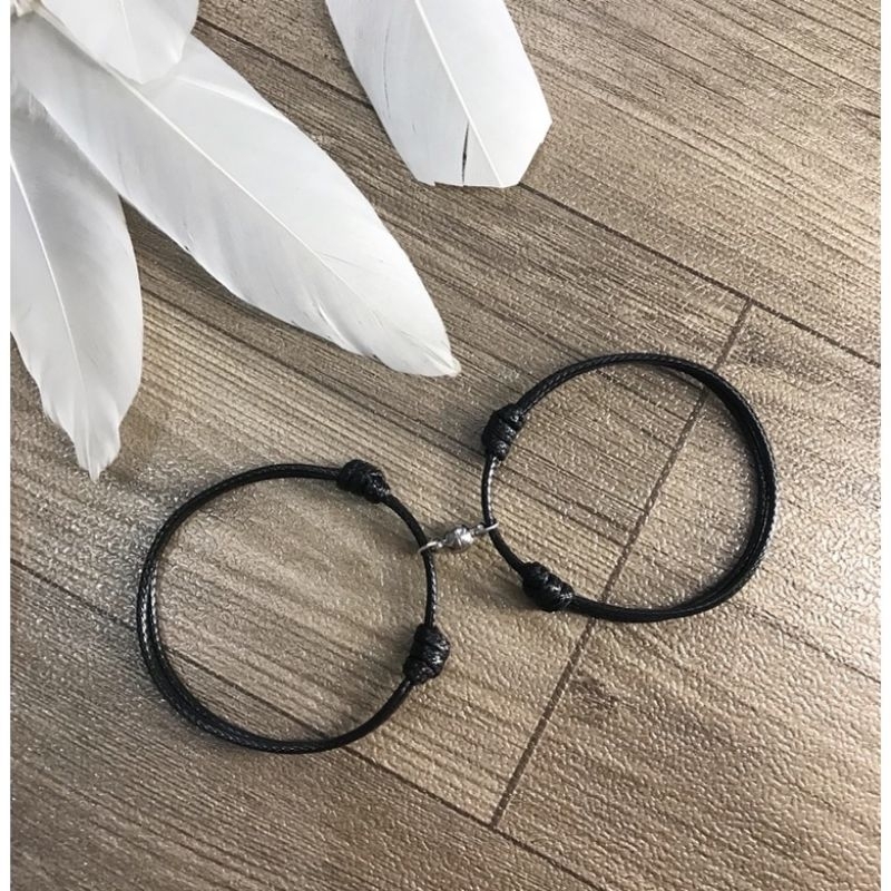 Jual GELANG MAGNET COUPLE POLOS PRIA WANITA anandalucio | Shopee Indonesia