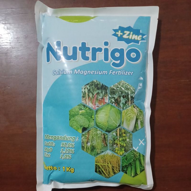 Jual KALSIUM FERTILIZER BIRU NUTRIGO + ZINC isi 1 KG | Shopee Indonesia