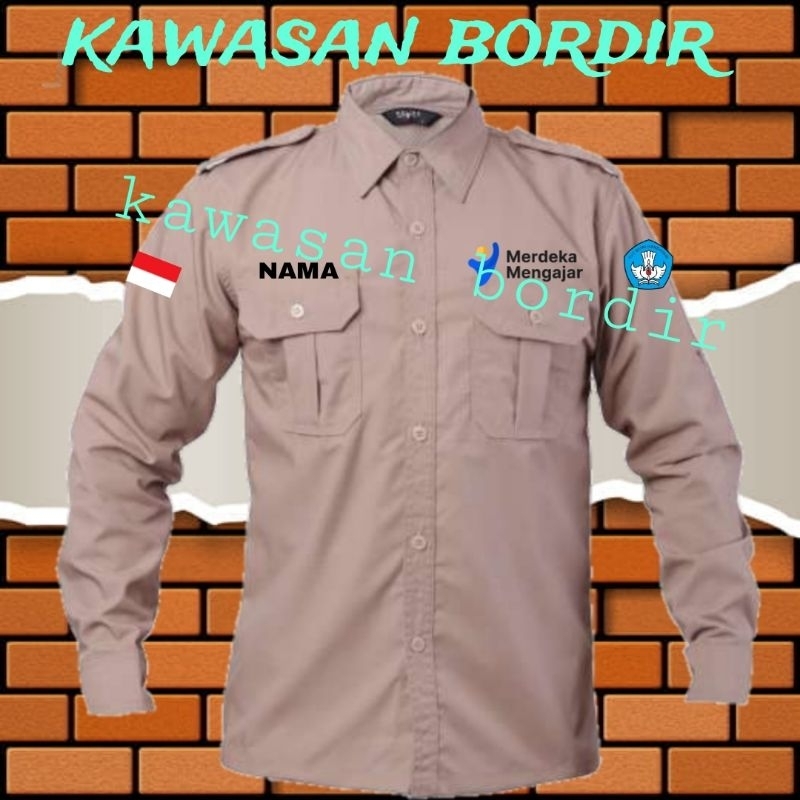 Jual Terbaru kemeja merdeka mengajar seragam merdeka mengajar baju ...