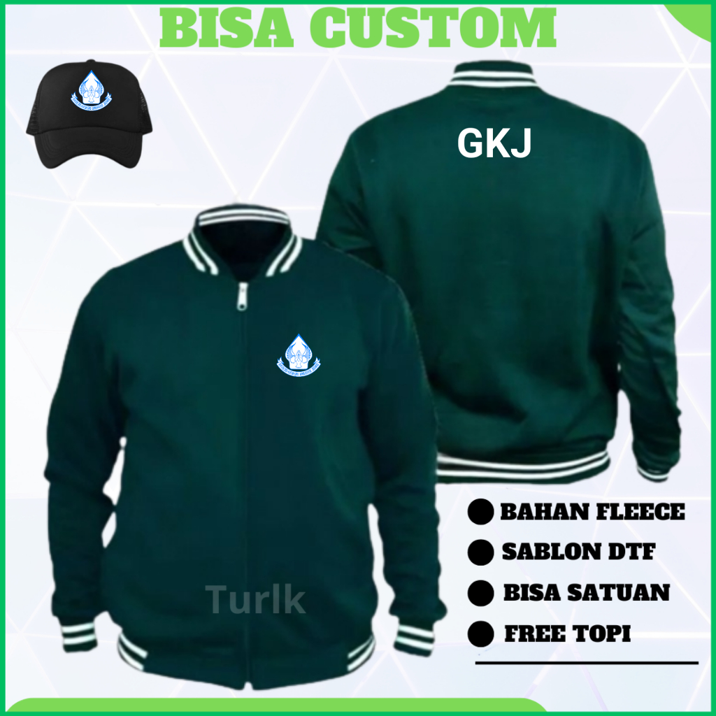 Jual Jaket Gereja Kristen Jawa Jaket Gereja GKJ Jaket GKJ Jaket Varsity ...