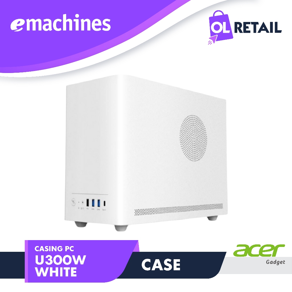 Jual Casing PC M-ATX Emachines U300W White | Shopee Indonesia